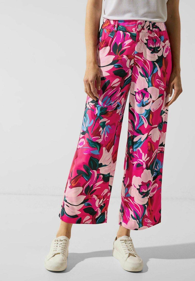 Street One CASUAL FIT 7/8 - Pantalon classique - pink/rose clair ...