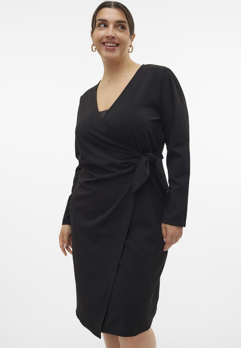 Vero Moda Curve VMCELENOR - Sukienka letnia/czarny - Zalando.pl