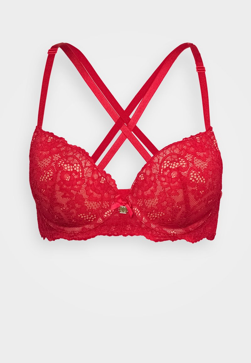 LASCANA JETTE BY LASCANA TEMPTATION BRA - Push-up BH - red/rood ...