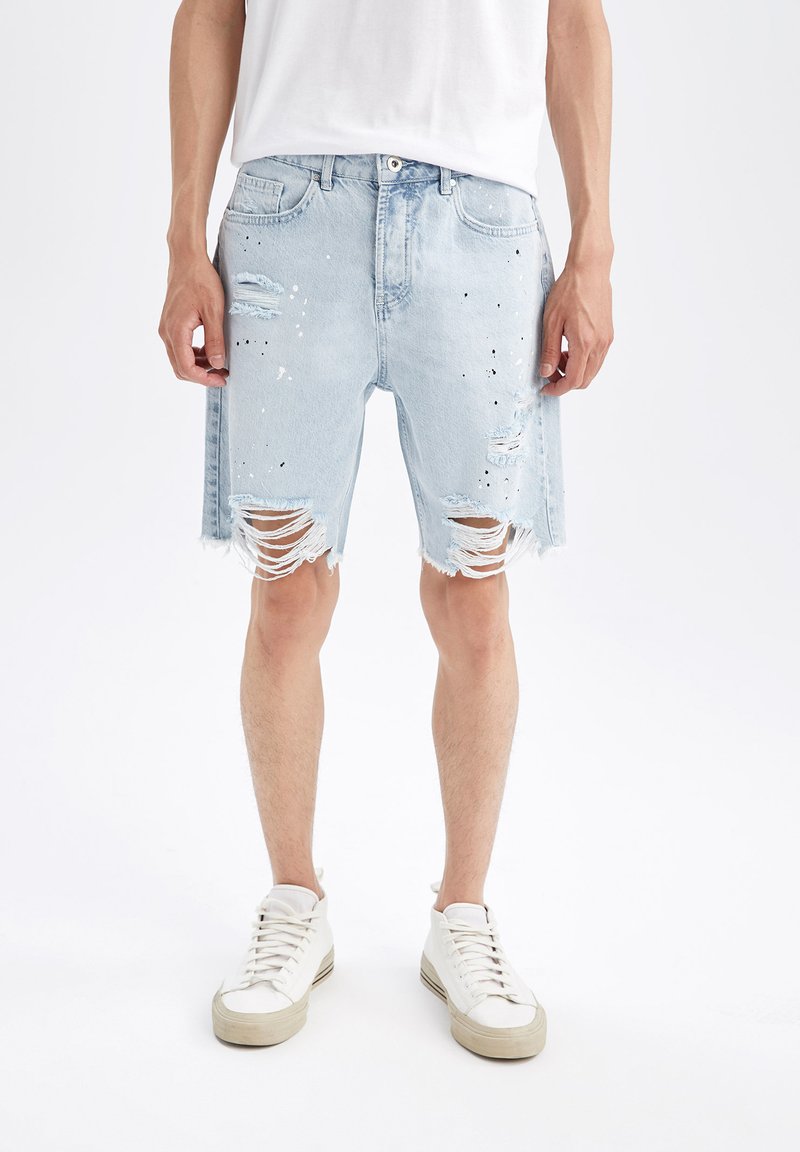 Defacto Denim Shorts Blue Light Blue Zalando Ie