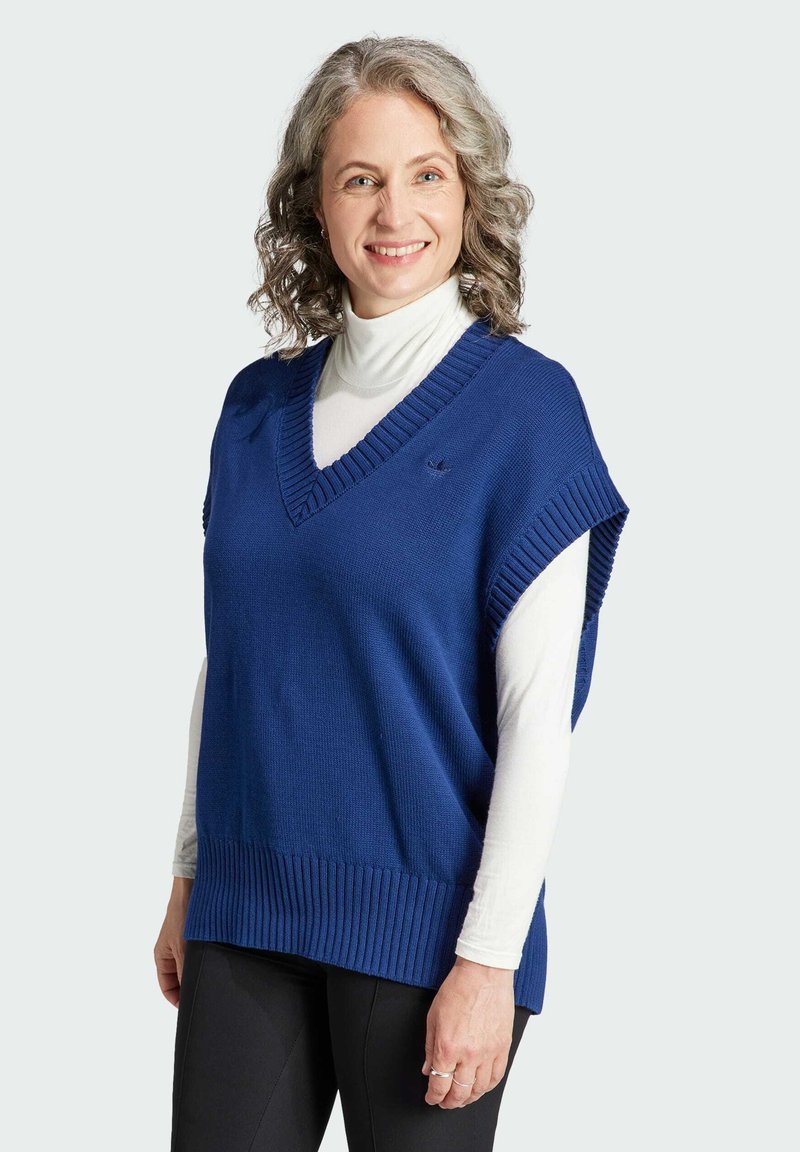 adidas Originals PREMIUM ESSENTIALS - Top - dark blue - Zalando.ie