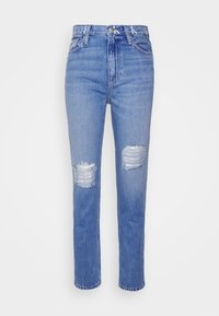 Calvin Klein Jeans Relaxed fit jeans - destroyed denim - (Pre-owned ...