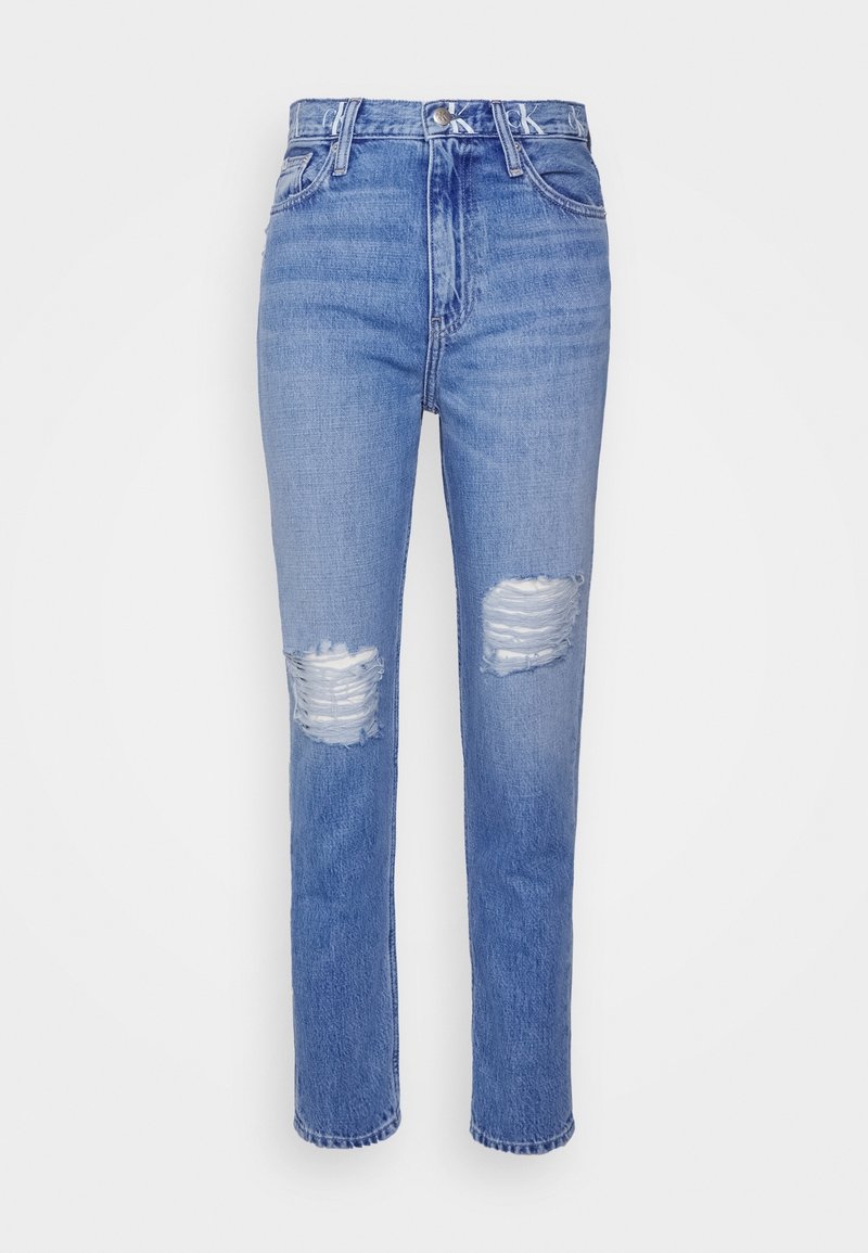 Calvin Klein Jeans Relaxed fit jeans - destroyed denim - (Pre-owned ...