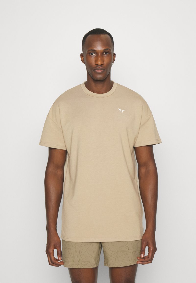 SQUATWOLF ESSENTIALS OVERSIZED FIT - T-Shirt basic - sand/beige - Zalando.de