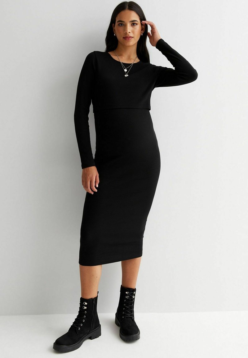 New Look Maternity MATERNITY JERSEY DRESS - Robe en jersey - black/noir ...