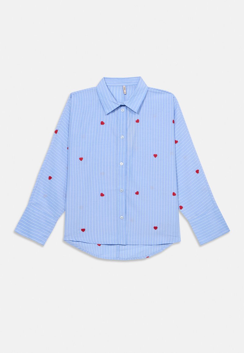 ONLY GIRLS KOGNEW LINAGRACE SHIRT - Gombos blúz - moonlight blue/kék ...