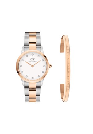 Daniel Wellington ICONIC LINK 28mm - Klocka - rose gold-coloured ...