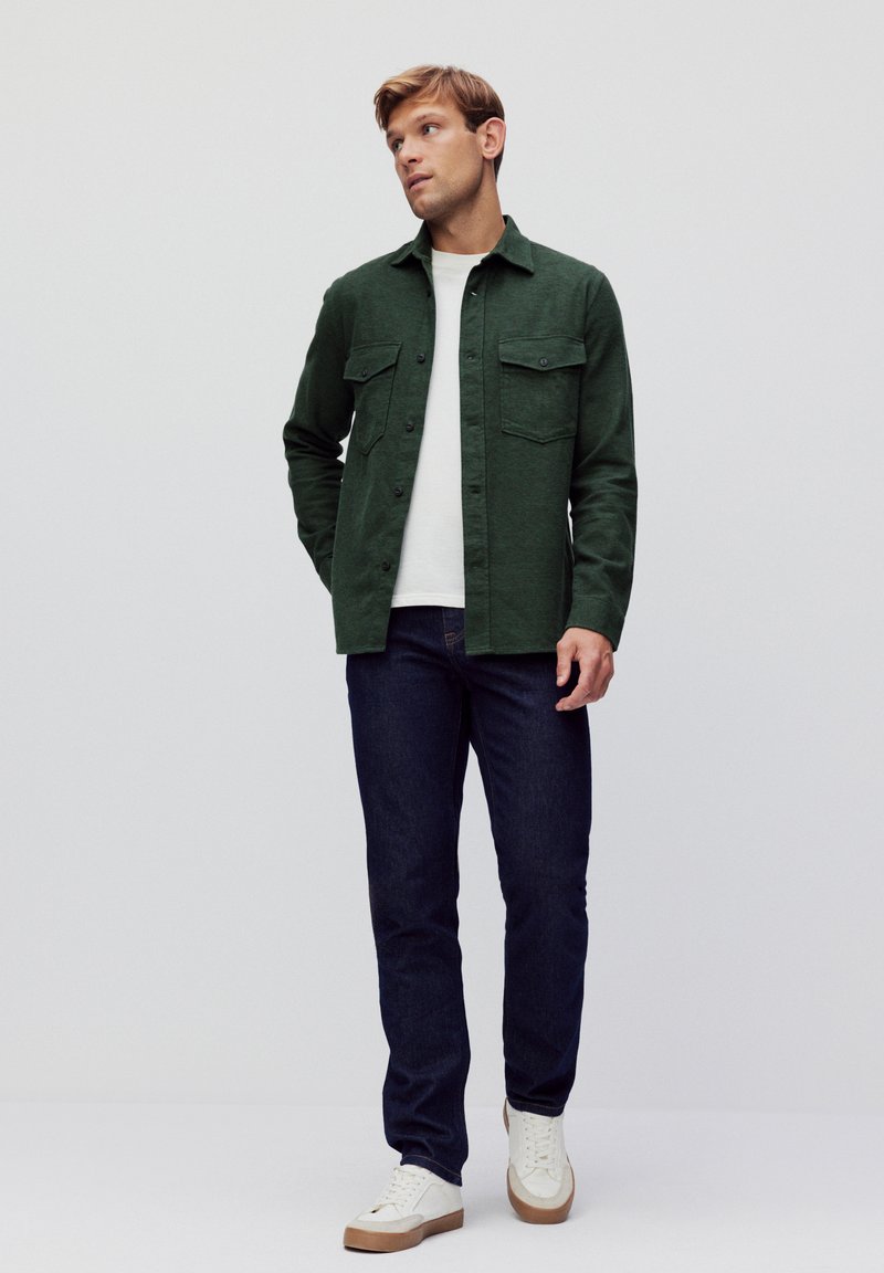 Dobber TYLER COZY HEAVY STRAIGHT FIT - Skjorter - green/grøn - Zalando.dk