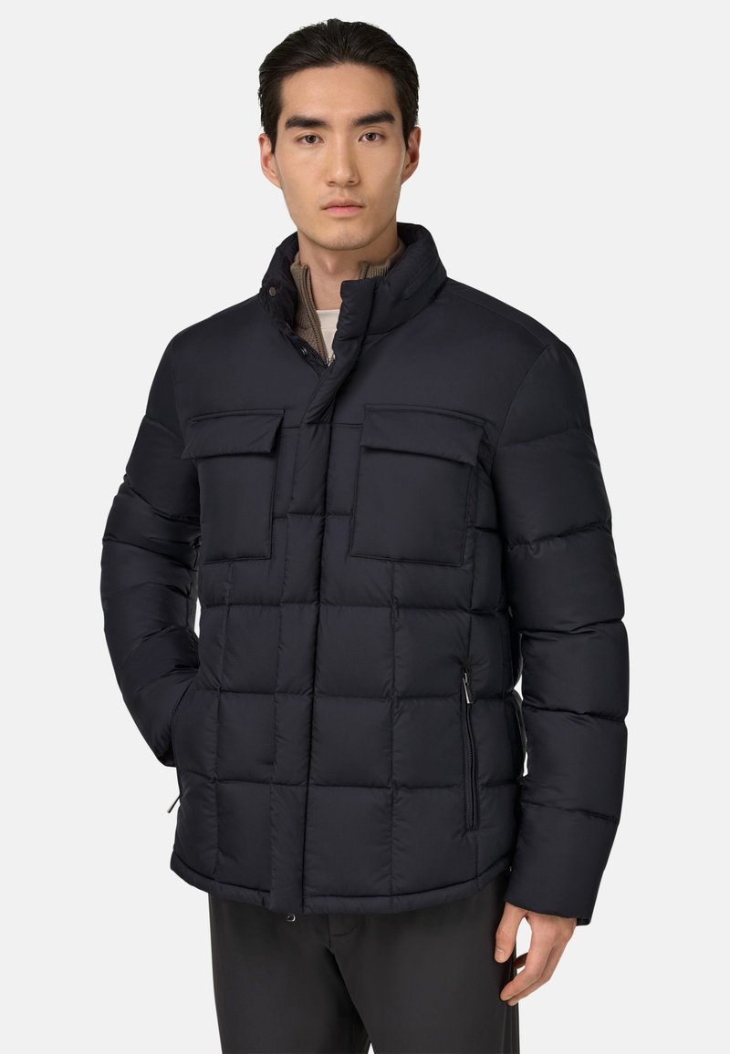 Boggi Milano Down jacket - navy blue/blue - Zalando
