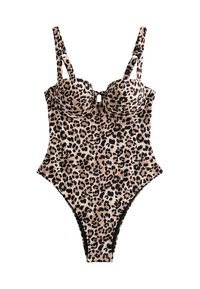 New Look LEOPARD - Kostium kąpielowy/brązowy - Zalando.pl