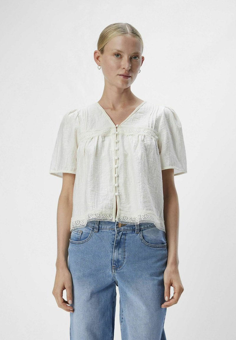 Object Blouse - tofu/crème - Zalando.nl