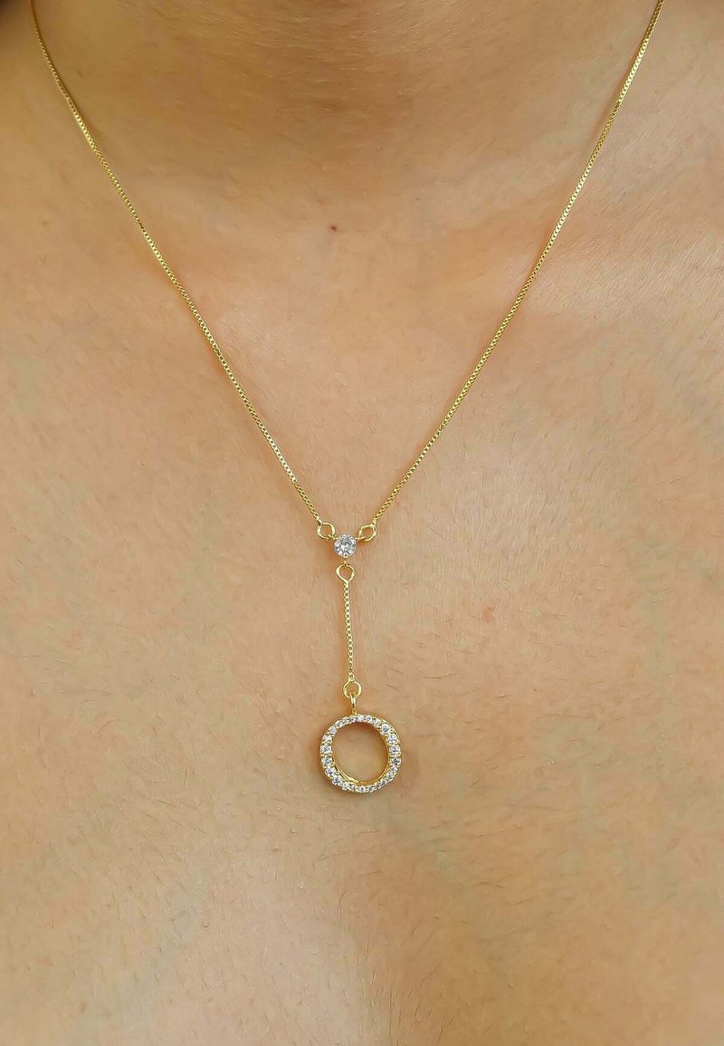 Be Sunset INITIAL ALPHABET LETTER O - Collar - gold/dorado - Zalando.es