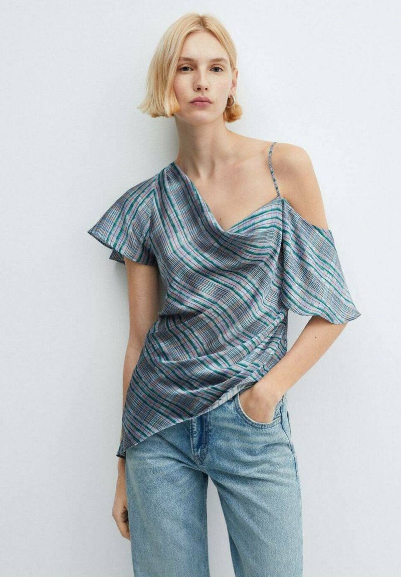 Mango Bluse - dark blue/dunkelblau - Zalando