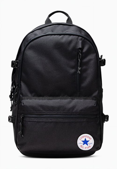Converse SMALL SQUARE BACKPACK UNISEX - Ryggsekk - converse black/svart ...