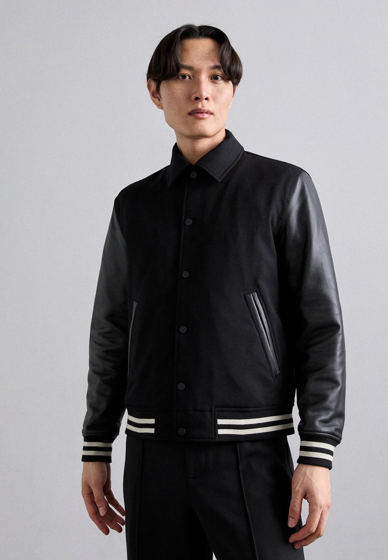 Theory VARSITY - Bomber Jacket - black - Zalando