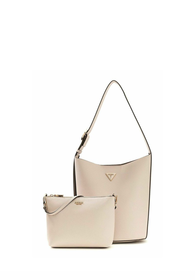 Guess MERIDIAN IBUCKET - Handtas - ivory/crème - Zalando.nl