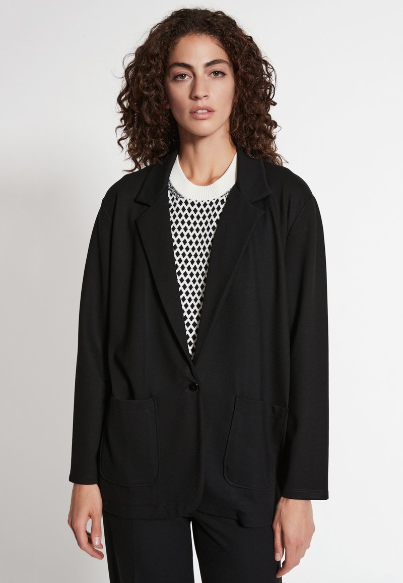 Re.draft Short coat - schwarz/black - Zalando.ie