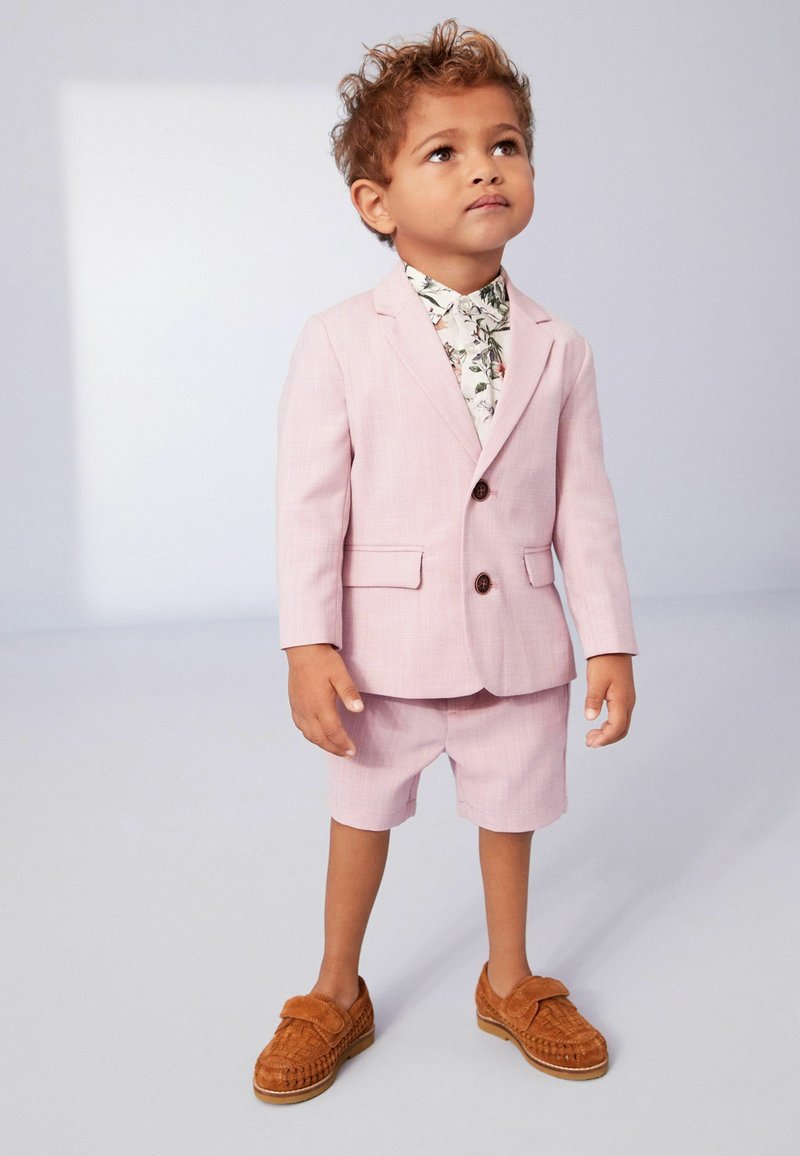 Next BLAZER AND SHORTS WITH FLORAL SHIRT SET - Blazer - pink/rosa ...