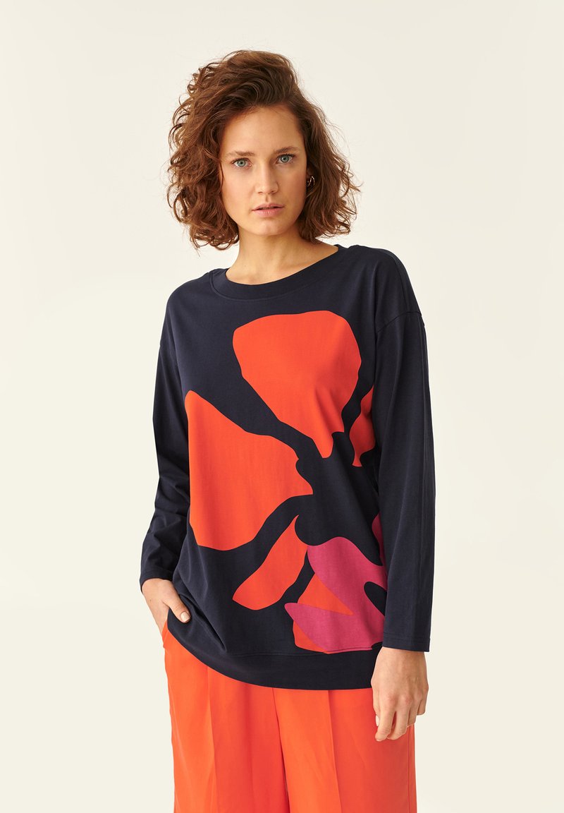 TATUUM GUERA - Långärmad tröja - navy blue/mörkblå - Zalando.se