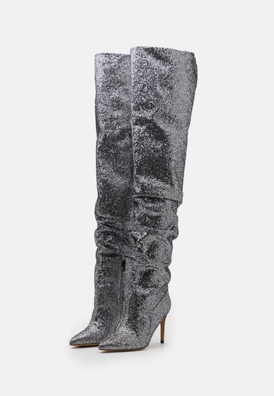 Iro EVA - Botas de tacón - black/silver-coloured/negro - Zalando.es