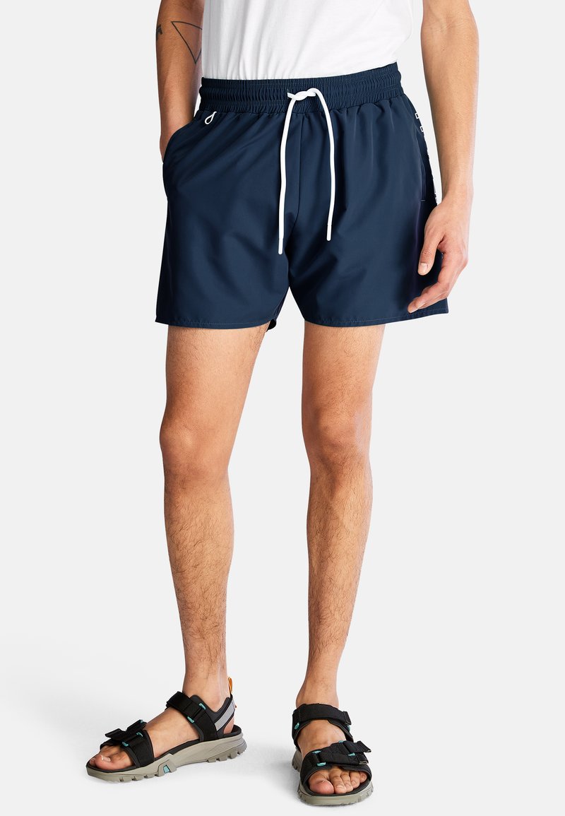Timberland LOGO - Swimming shorts - dark sapphire/mottled dark blue ...