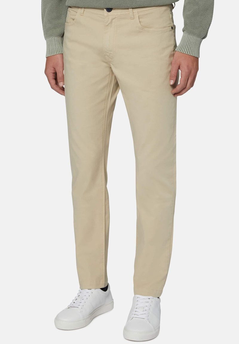 Boggi Milano STRETCH 5 POCKETS - Stoffhose - sand - Zalando.ch