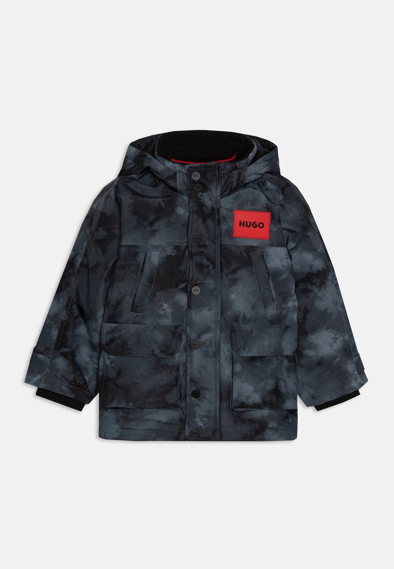 HUGO Kids HOODED - Parka - black - Zalando.ie