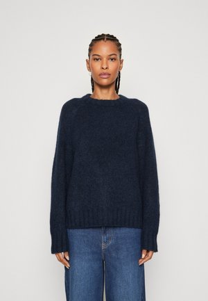 Marc O'Polo LONGSLEEVE ROUND NECK - Neule - night sky/tummansininen ...