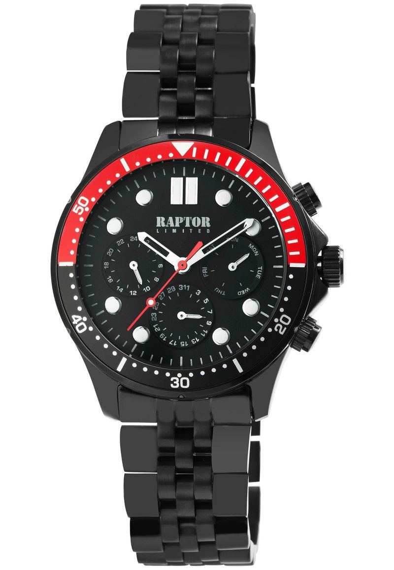 RAPTOR GHASSAN - Chronograph watch - schwarz/black - Zalando.de
