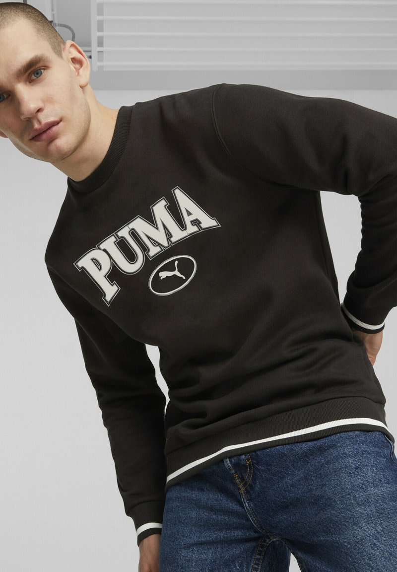 Puma SQUAD MIR RUNDHALSAUSSCHNITT - Sudadera - black/negro - Zalando.es