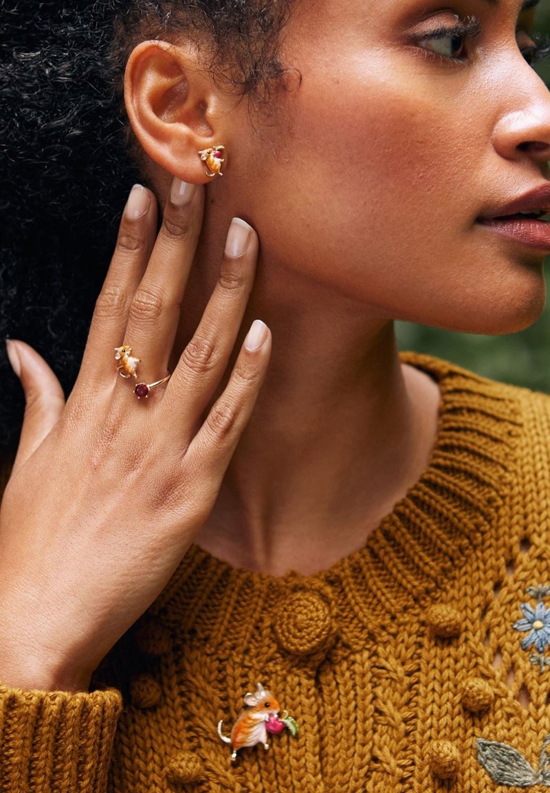 FABLE ENGLAND VOLE - Ring - gold coloured/gold-coloured - Zalando