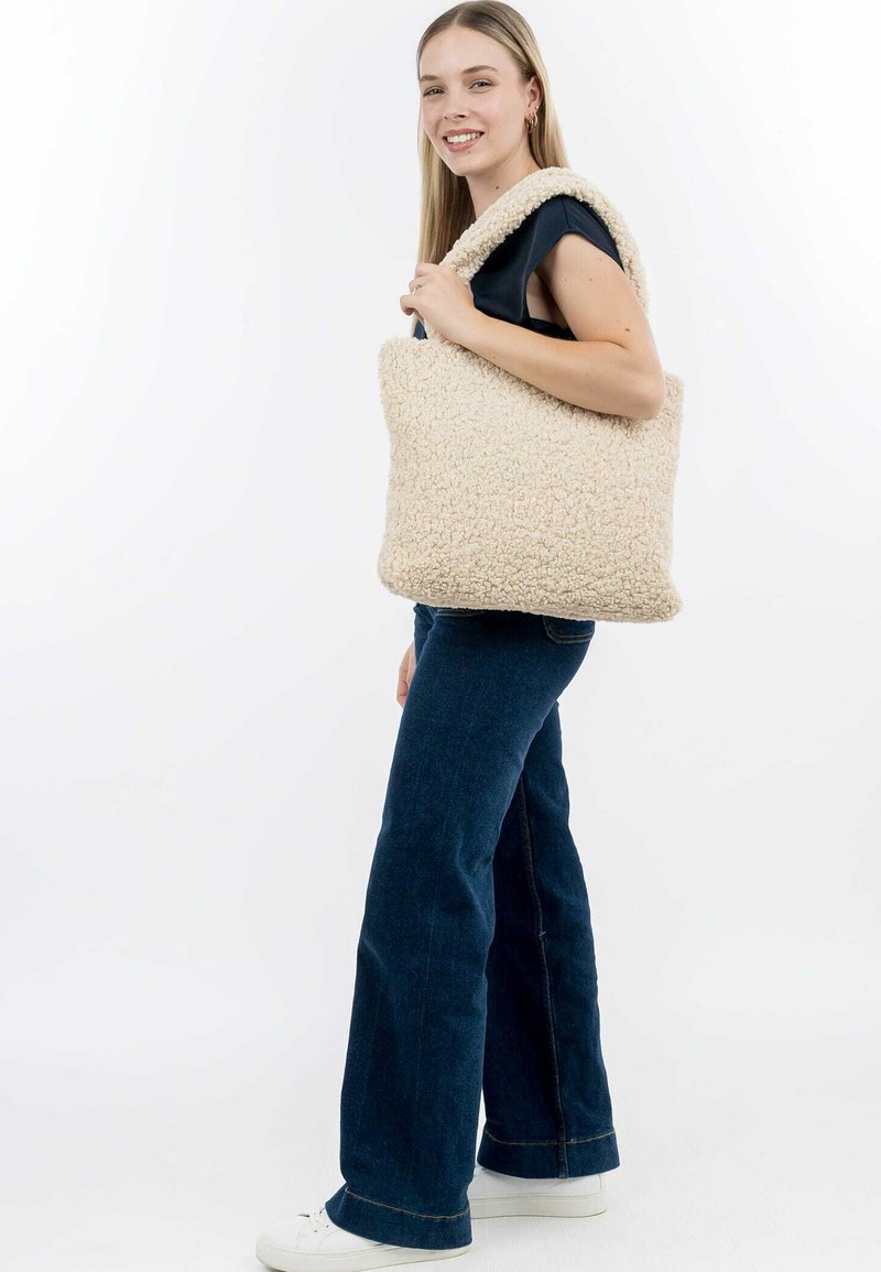 Emily & Noah SHOPPER - Shopping bag - beige/beige - Zalando.fi