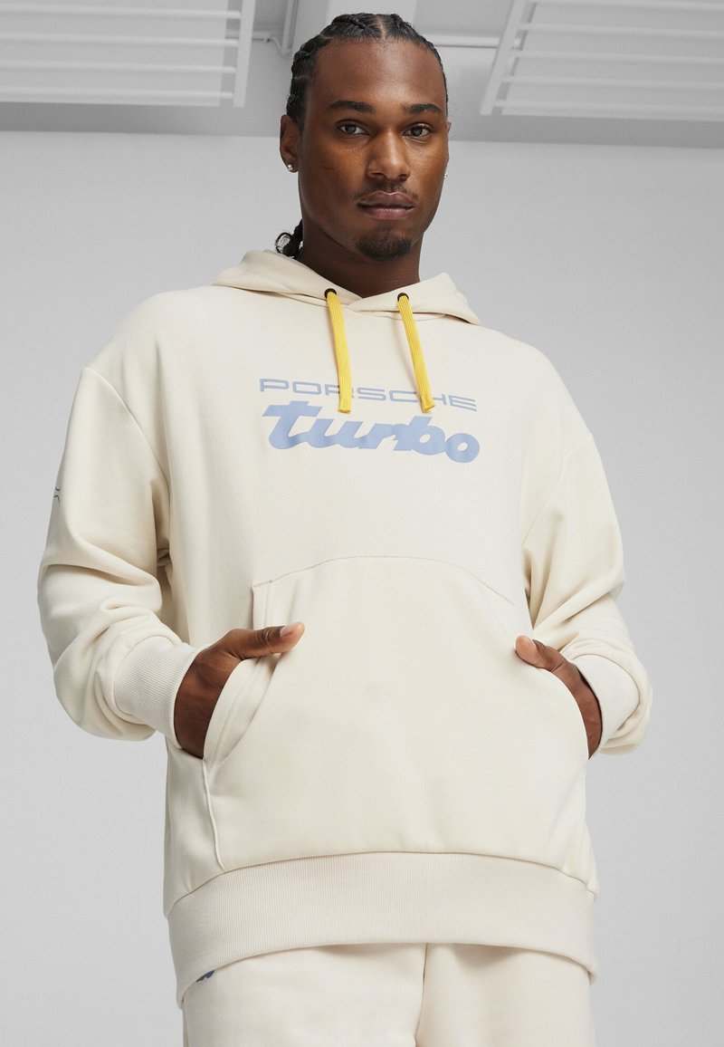 Puma PORSCHE LEGACY ESS - Kapuzenpullover - alpine snow/weiß - Zalando.de