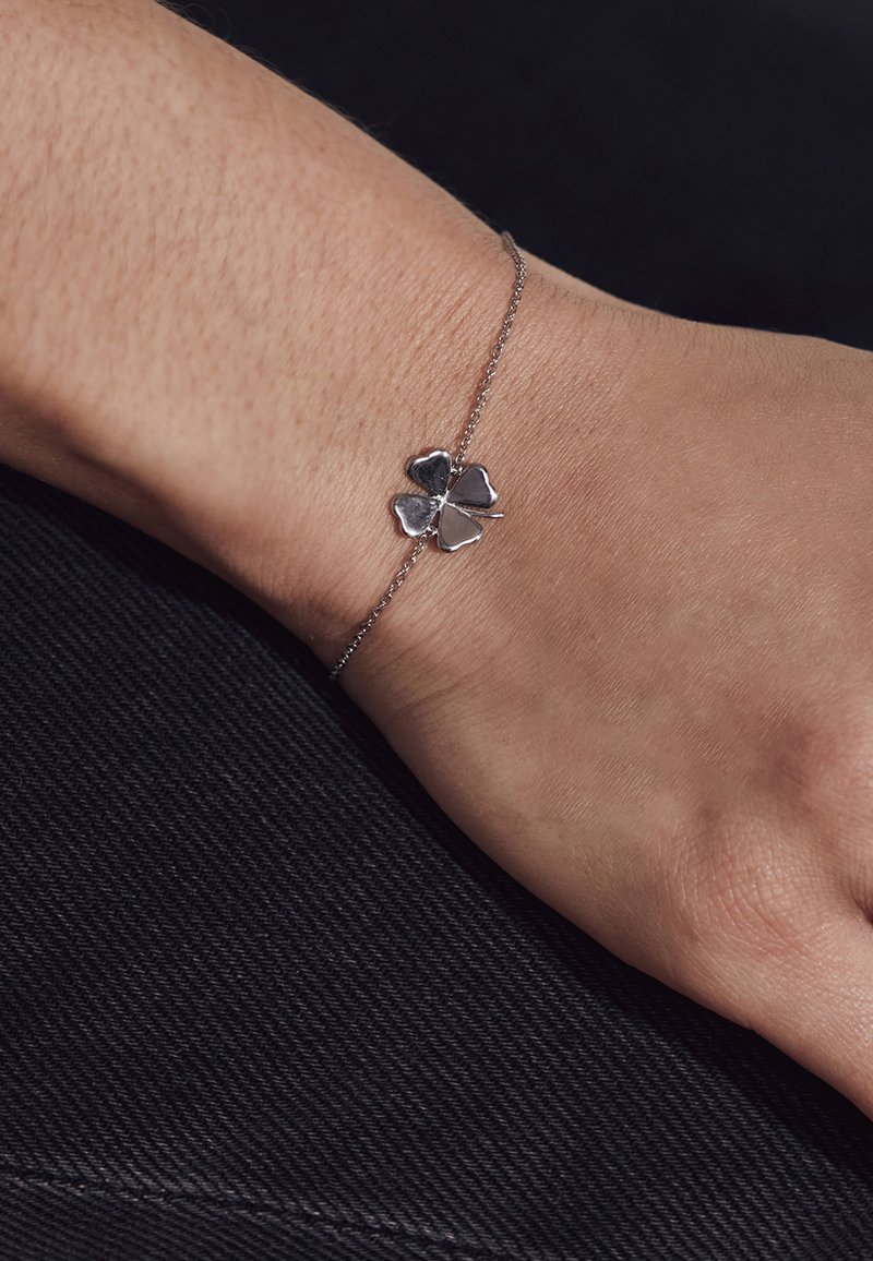 EDBLAD CLOVER - Armband - steel/silberfarben - Zalando.de