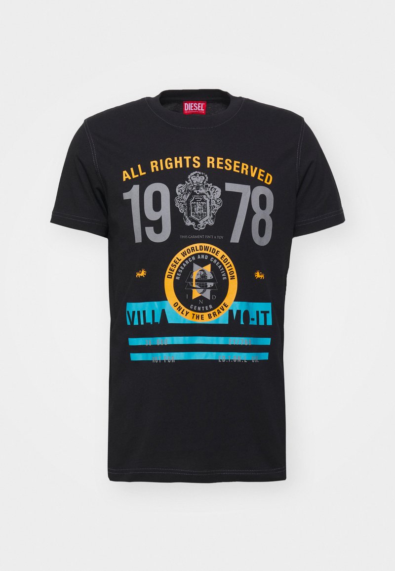 Diesel T-DIEGOR-K73 - Print T-shirt - 9xx/black - Zalando.ie