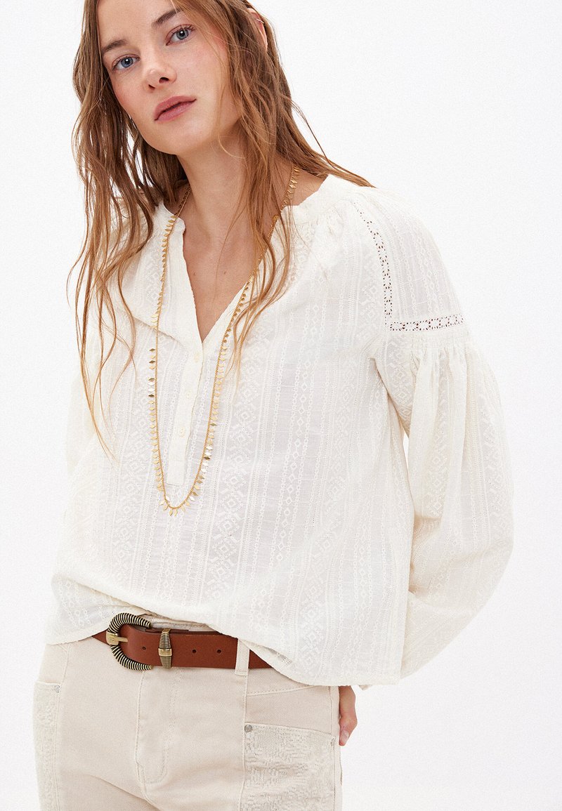 Hoss Intropia EULALIA - Bluse - off white/offwhite - Zalando.de