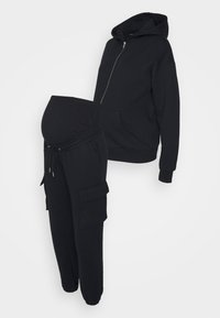 Even&Odd Maternity Tracksuit - black/black - Zalando
