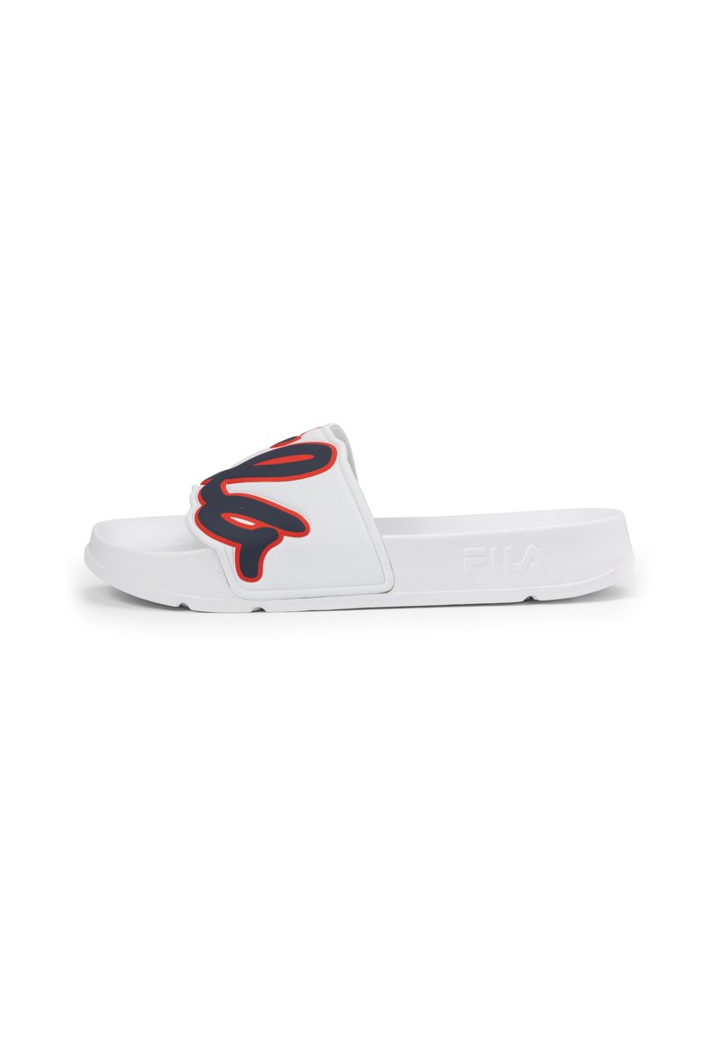 Fila FOOTWEAR SCRITTO - Mules - white fila navy/white - Zalando