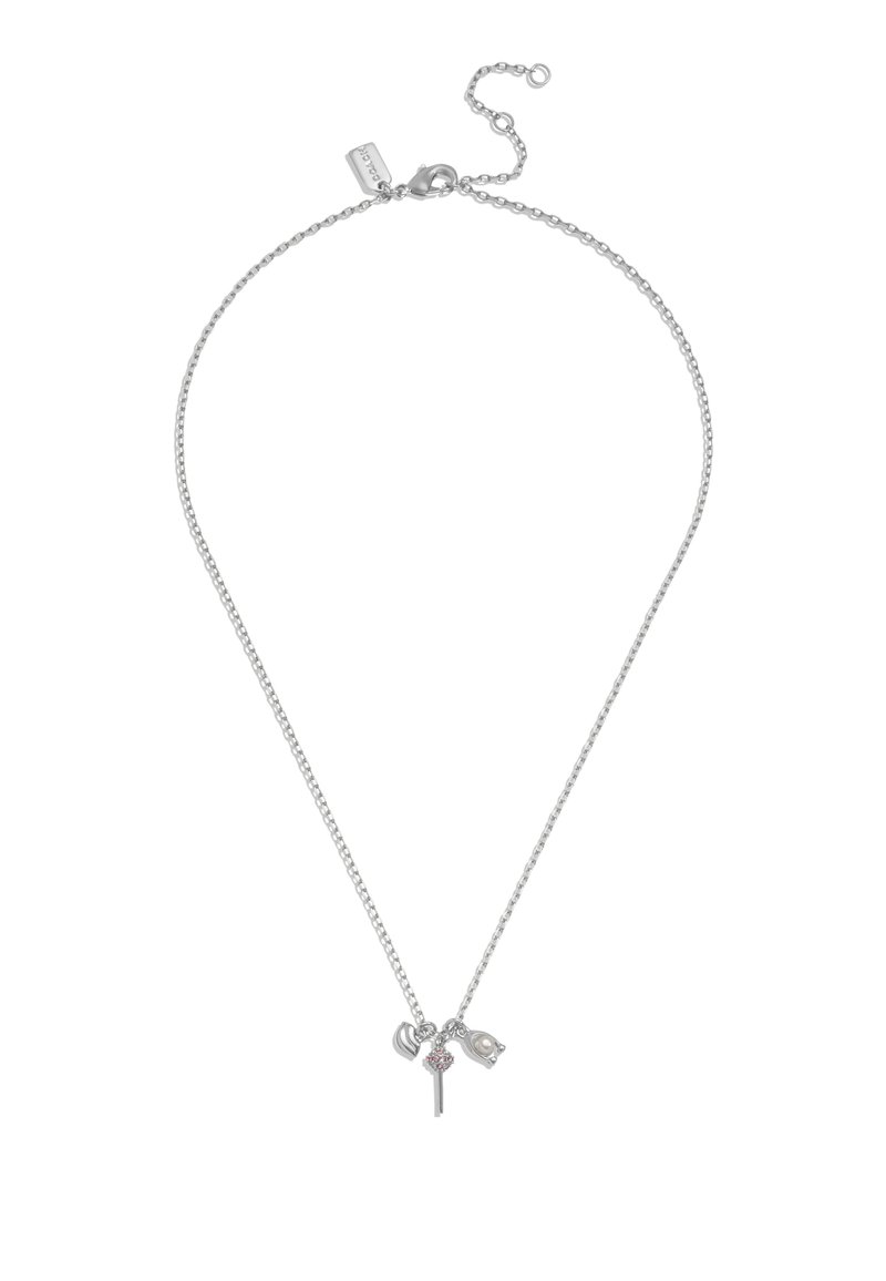COACH SIGNATURE CHARM - Collar - open miscellaneous/plateado - Zalando.es