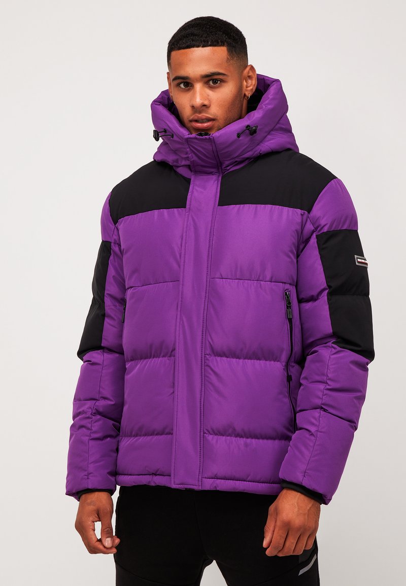 Kings Will Dream PEYTON SHORT PUFFER JACKET - Vinterjacka - deep purple ...