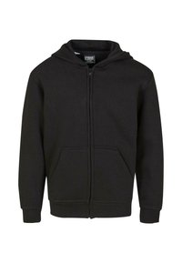 Urban Classics BASIC ESSENTIAL - Mikina na zip - black/černá - Zalando.cz