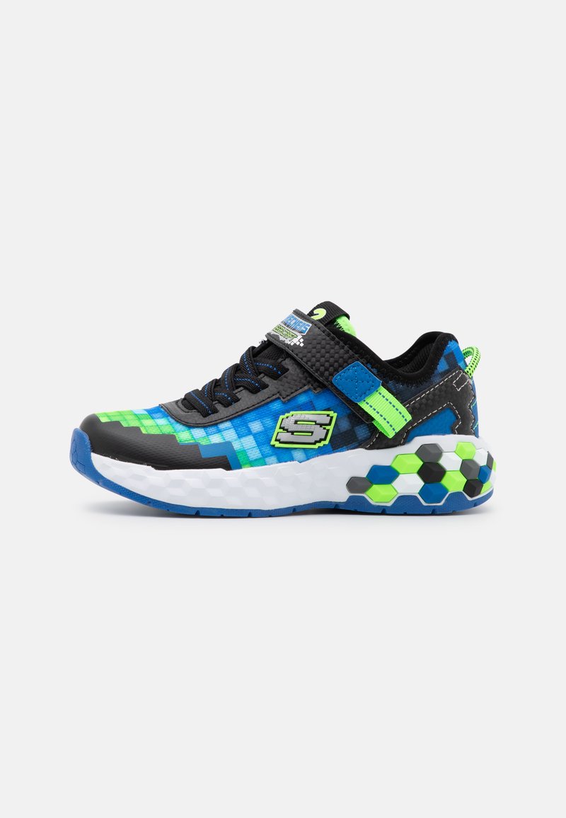 Skechers MEGA-CRAFT 2.0 - Sneakers laag - black/blue/lime/zwart ...