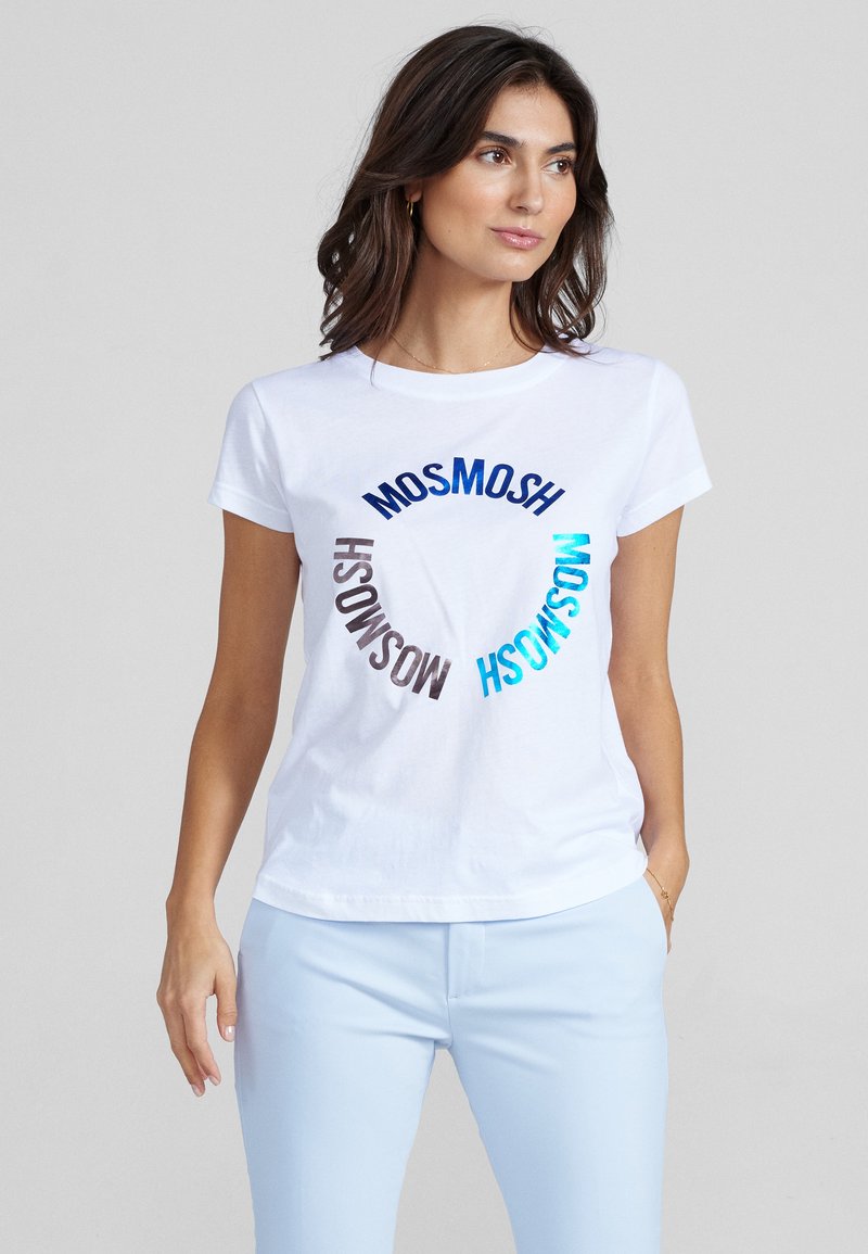 Mos Mosh MAV TEE - Print T-shirt - navy/dark blue - Zalando