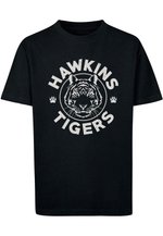 ABSOLUTE CULT STRANGER THINGS HAWKINS TIGER - Triko s potiskem - black ...