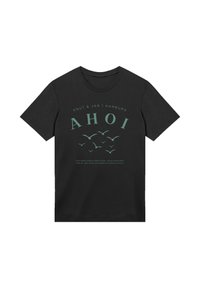 F4NT4STIC AHOI MÖWE KNUT UND JAN - T-Shirt print - schwarz - Zalando