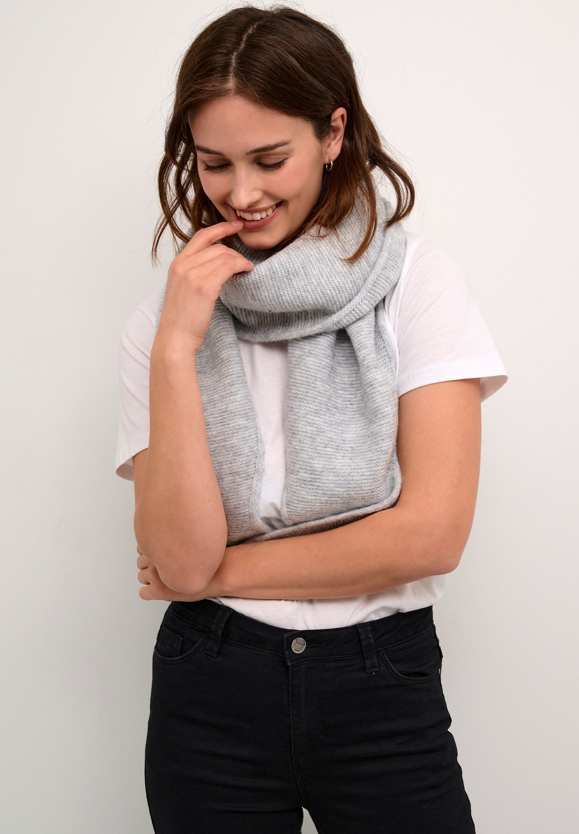 Luxury Gray Feather Straight