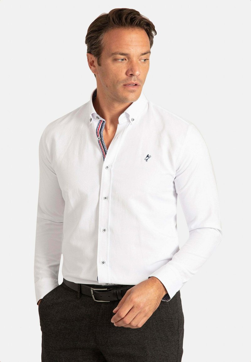 Jacey Quinn WASHED - Marškiniai - white/balta - Zalando.lt