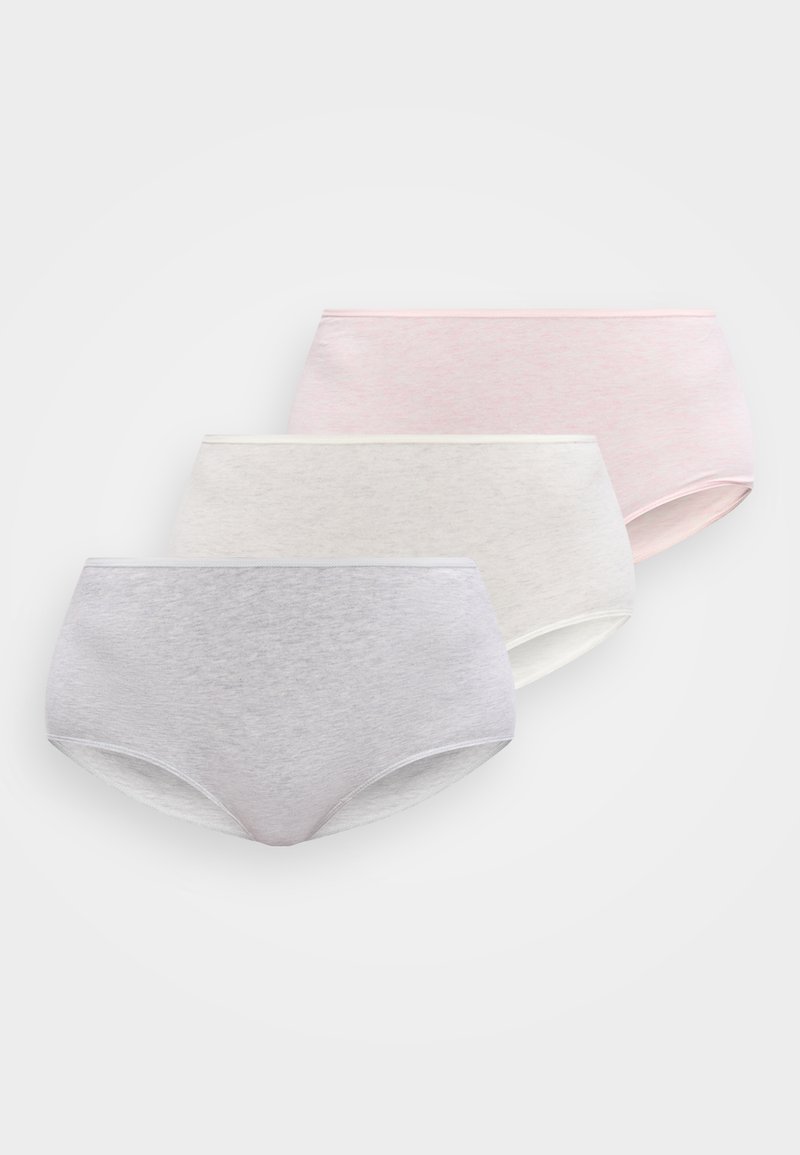 Puma WOMEN MAINLINE MINI 3 PACK - Boyshorts - melange combo/hvit ...
