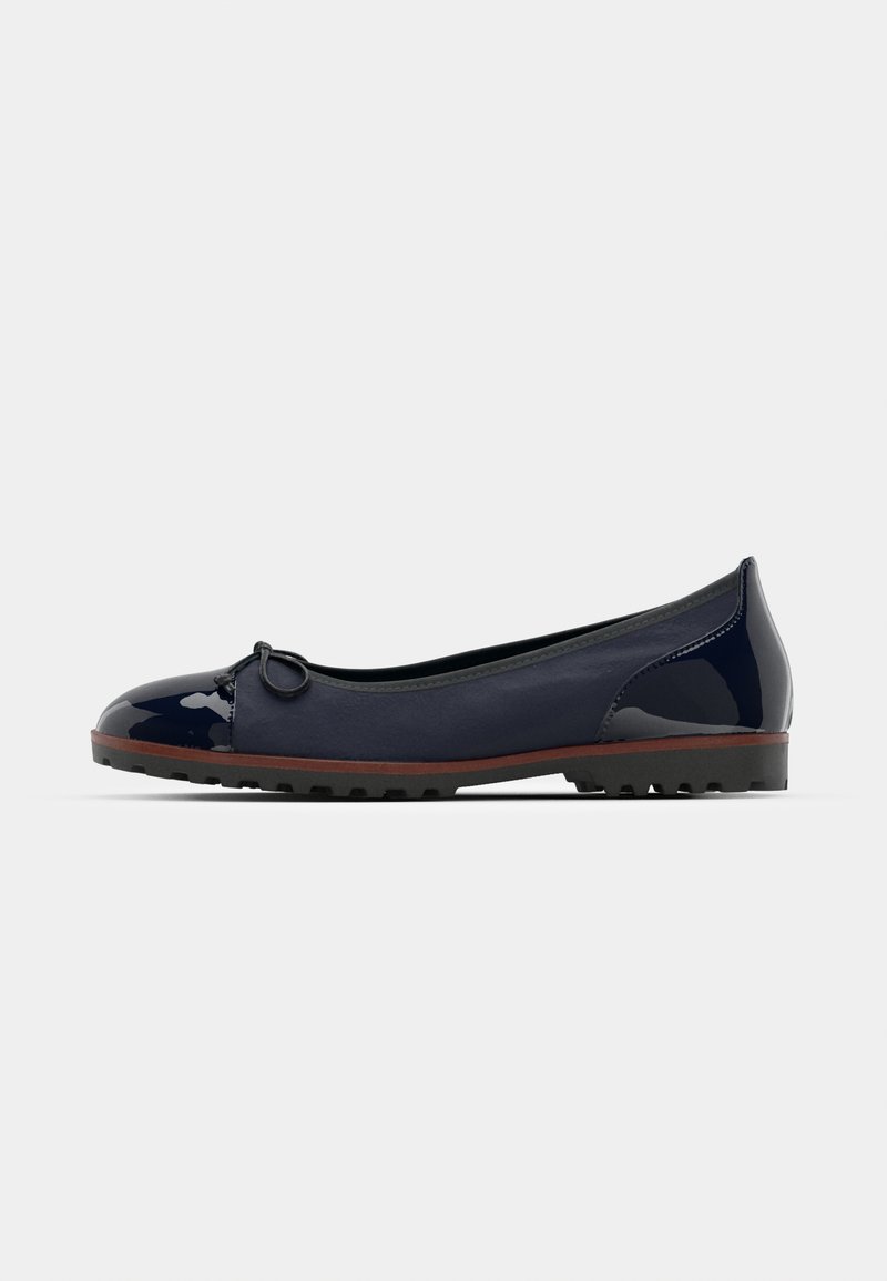 Gabor Ballet pumps - atlantik/cognac/dark blue - Zalando.co.uk