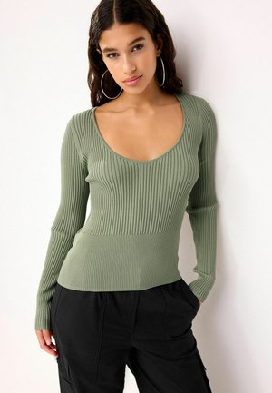 CALLI AITANA - Neule - apple green/vihreä - Zalando.fi